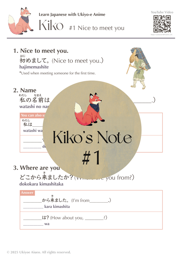 UKIYOE AIUEO